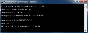 Port Query Tool (portqry.exe) in Windows 7 – Focused IT